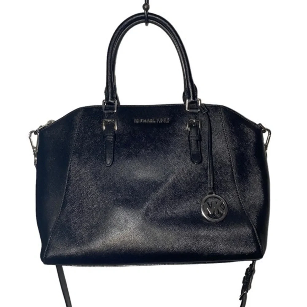 MICHAEL Michael Kors | Bags | Michael Kors Satchel Bag In Black With ...